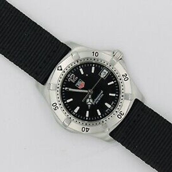 Tag Heuer 2000 Series Classic Professional WK1110 Watch Mens Black NATO Strap | WatchCharts ...