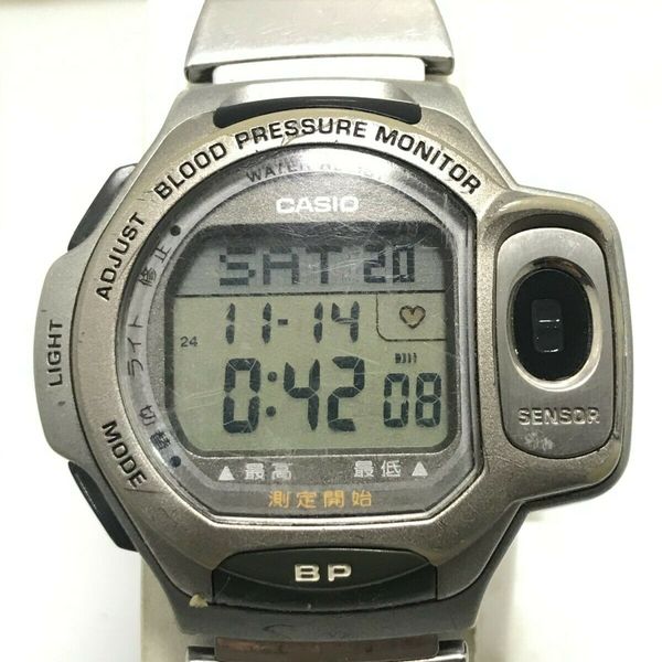 VINTAGE CASIO WATCH BLOOD PRESSURE MONITOR 2197 | WatchCharts Marketplace