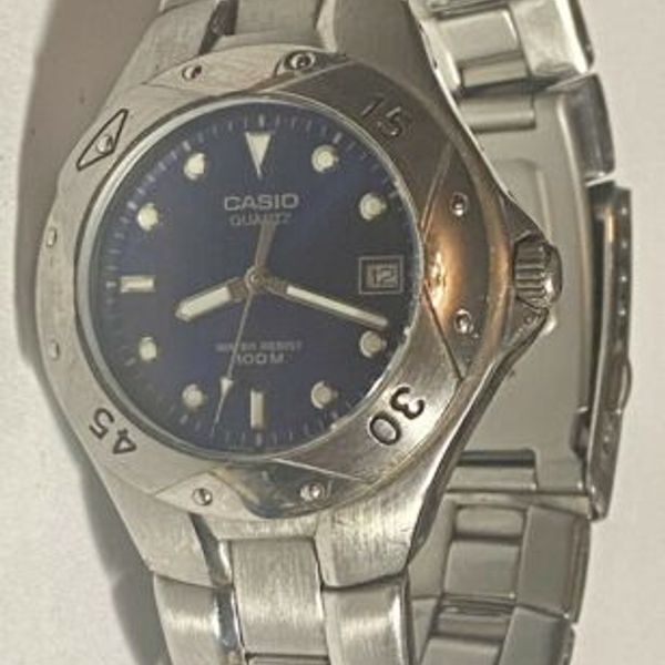 Casio Quartz Mens Stainless Steel Watch 1346 MTD-1034 | WatchCharts ...