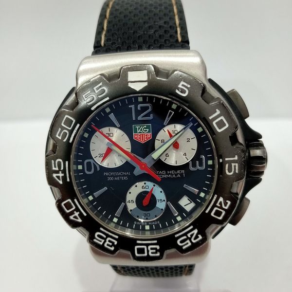 TAG HEUER FORMULA 1 CHRONOGRAPH CAC111-0 MENâ S SWISS SPORTS WATCH ...