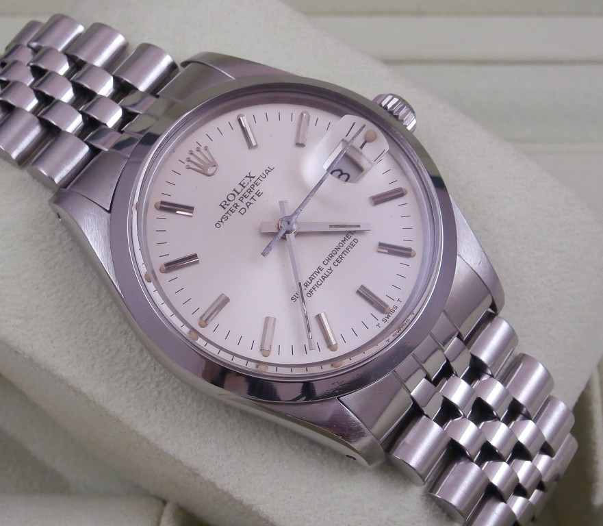 FS: Vintage Rolex 15000 34mm Oyster Perpetual Date on Jubilee $1850 ...