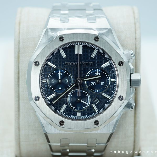 FSOT: Audemars PIGUET ROYAL OAK CHRONOGRAPH 26715ST BLUE DIAL AP ...