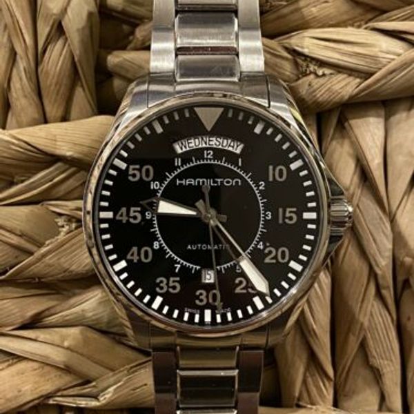 Hamilton Khaki Aviation Pilot Day Date Automatic | WatchCharts