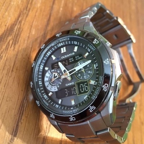 FS: Casio Oceanus OCW-T400TB titanium sapphire solar atomic watch ...