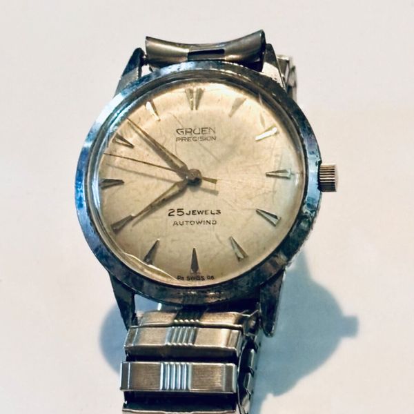 Vgt Gruen Precision Autowind Mens Automatic 25 Jewels Running !Lot ...