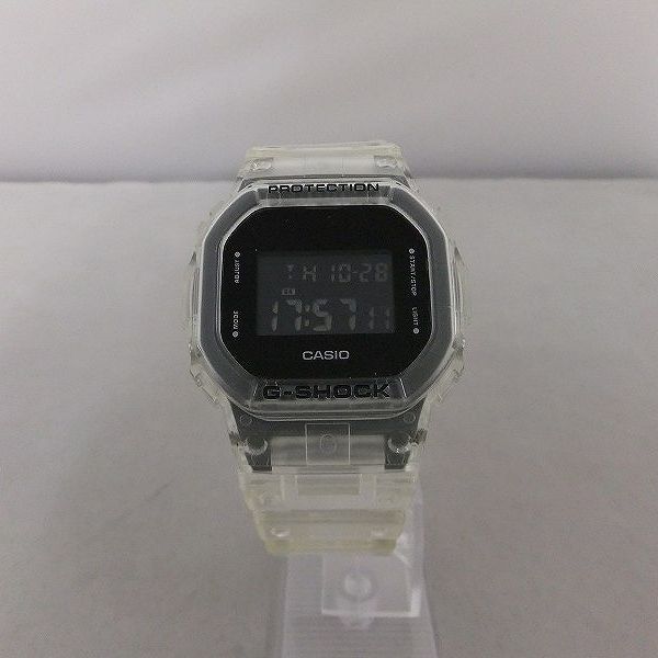 Casio CASIO G-SHOCK Skeleton Watch Clear Transparent Calendar Date ...