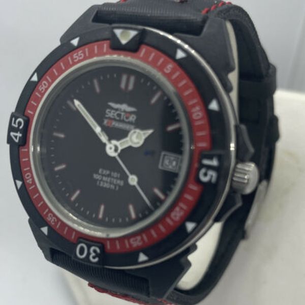 Sector Expander EXP 101 Date Watch Red | WatchCharts Marketplace