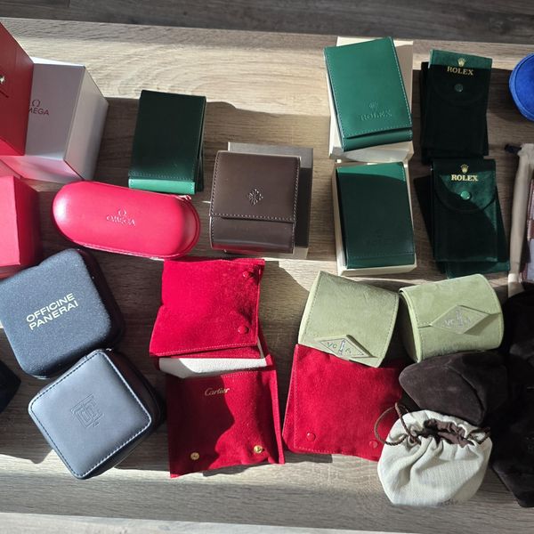 [WTS] Watch pouches, rolls and cases from Rolex, Omega, Patek, Cartier ...