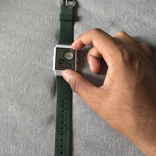 Casio FS-03 Film Watch Vintage 80s Pela Data Bank Ana Digi Illuminator ...
