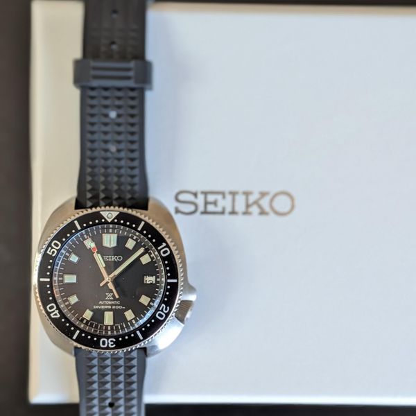 [WTS] Seiko Prospex Men's Black Watch - SPB151 - With Waffle FKM Dive ...