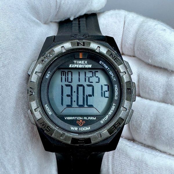 Timex T49851 Expedition Vibration Alarm/Chrono Men's Watch 43mm ...