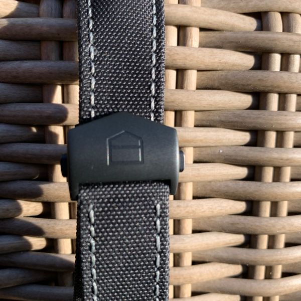 Tag Heuer 22mm Canvas/leather deployment strap | WatchCharts Marketplace