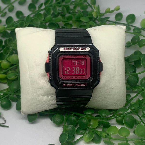 CASIO GMN-550 G-SHOCK mini Ladies Digital Black Stainless Steel ...