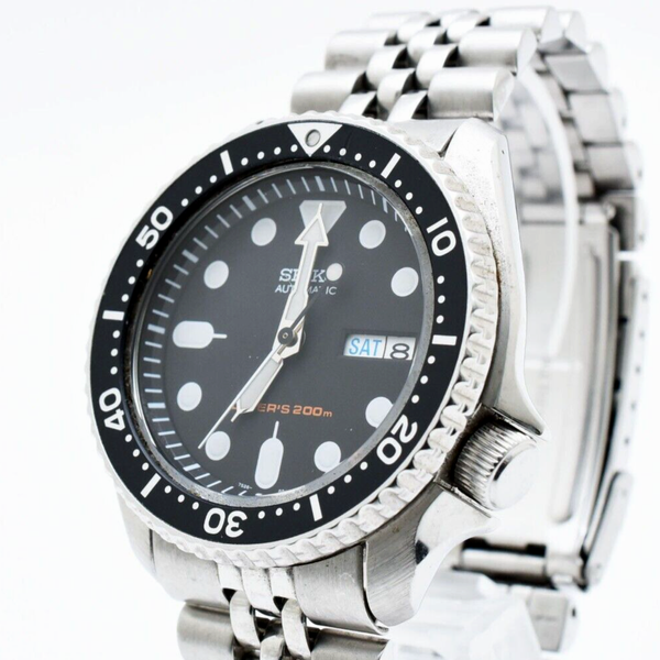 [Near MINT] SEIKO Diver 7S26-0020 SKX007 Black Boy Automatic Men's ...