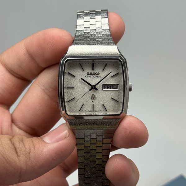 [WTS] Vintage 1978 Seiko King Quartz Ref. 5856-5000 – Silver Frosted ...