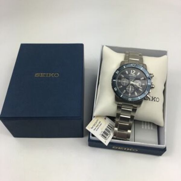 Seiko Analogue Quartz Solar Cal. V175 1/5 Chronograph Diver's Watch ...
