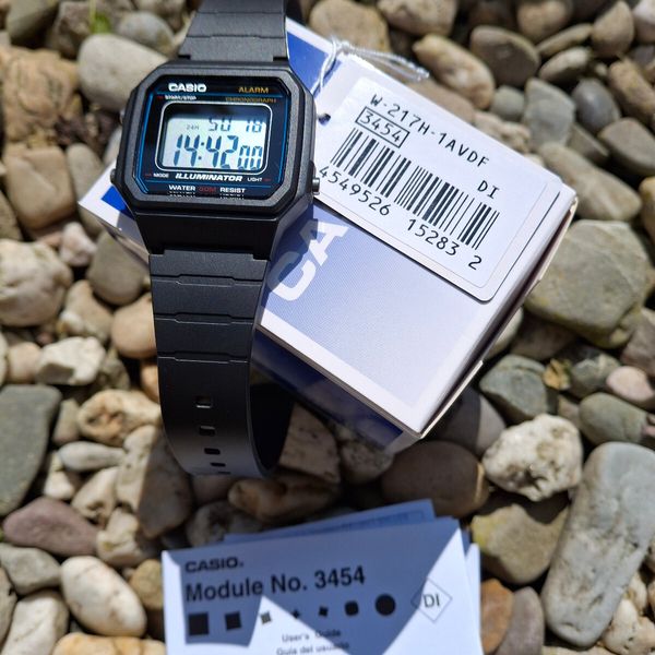 Casio W-217H-1AVDF - Digital Watch with Large Digits - 50 Meters ...