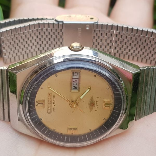 Vintage citizen Automatic 21 jewels Nice Color dial from Japan | WatchCharts Marketplace