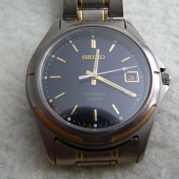 Rare Seiko Titanium Quartz Mens Watch. | WatchCharts Marketplace