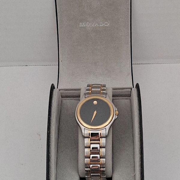 MOVADO Classic Museum 81-E4-0863 Vintage 2000 Two-Tone Swiss Quartz ...