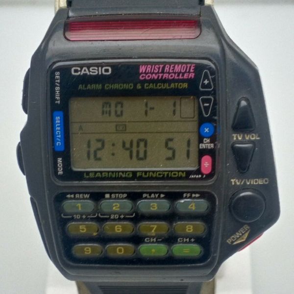Vintage Casio CMD-50 Module 1179 Remote Controller Chronograph Watch ...