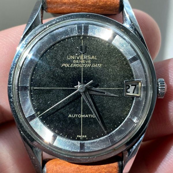 Universal Genève Polerouter Date, 218-2 microrotor movement, Sublime ...
