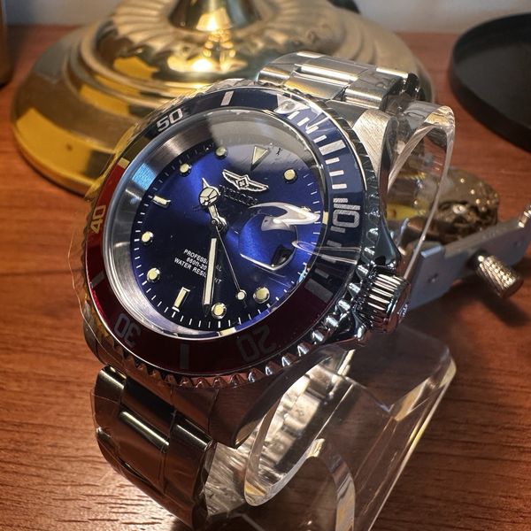 Invicta Pro Diver Pepsi Blue Dial Watch Brand New! Ships Fast! #55 ...