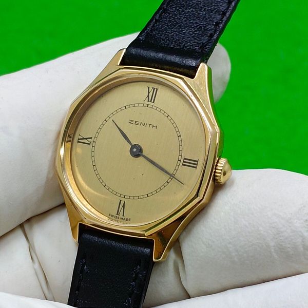 ZENITH watch 17 Jewels Gold Plated G 10 Mechanical (Manual ...