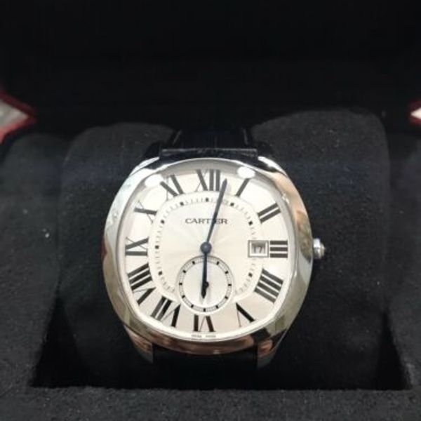 CARTIER Drive de Cartier Mens Steel Automatic Wristwatch WSNM0004 ...