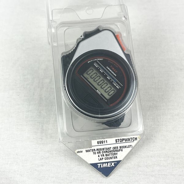 Vintage Timex Quartz Stop Watch Chronograph Sport Track Handheld Lap ...