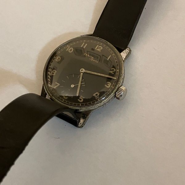 1940's ZENITH SPORTO WATCH 36mm. fully working | WatchCharts Marketplace