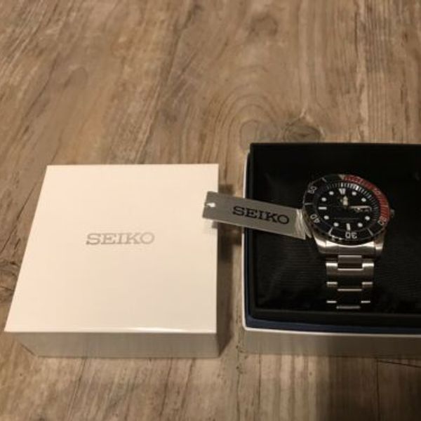 Seiko 5 Blue Dial Stainless Steel Automatic Mens Watch SNZF15 ...