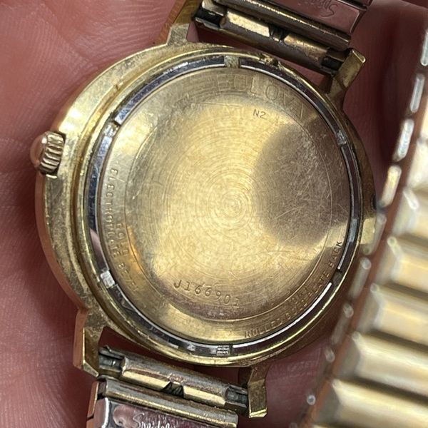 Vintage N2 1972 Bulova President Mens Automatic 23 Jewel Watch NEEDS ...