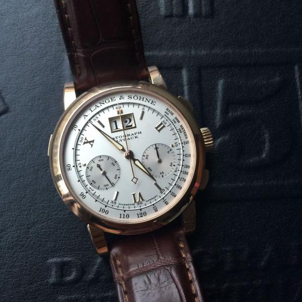 FS: Mint A Lange & Sohne Datograph Rose gold box & papers | WatchCharts ...