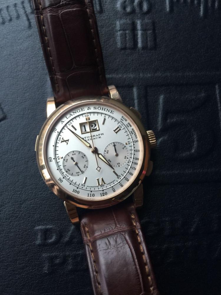FS: Mint A Lange & Sohne Datograph Rose gold box & papers | WatchCharts ...