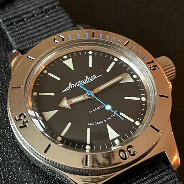 Vostok Amphibia Mens Automatic Dive Watch Ref. 120512 | WatchCharts ...