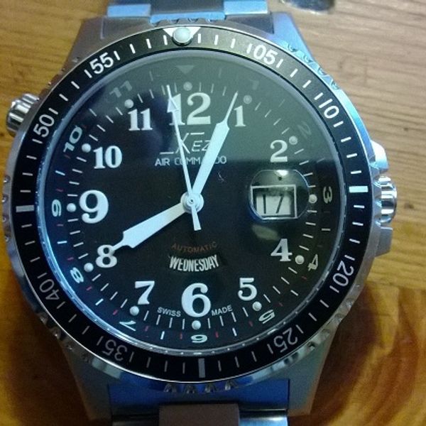 Xezo Air Commando D44 ETA 2836-2 | WatchCharts Marketplace