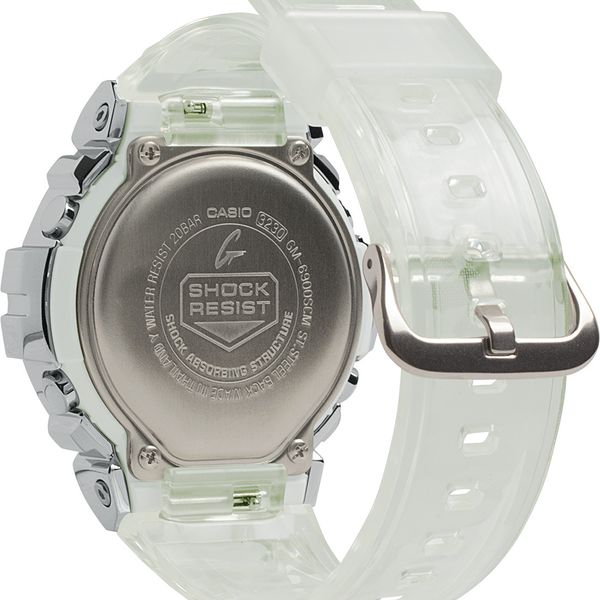 NEW Casio G-Shock GM6900SCM-1 SKELETON CAMO Silver Digital Mens Watch ...