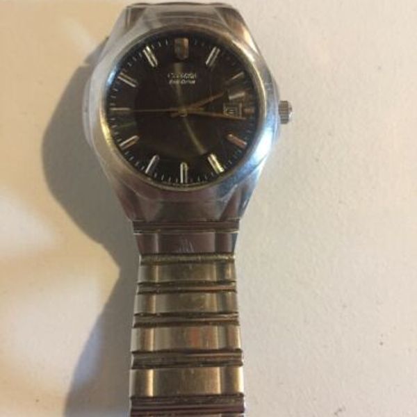 Citizen Eco Drive Men's Watch E111 Stainless Steel | WatchCharts ...