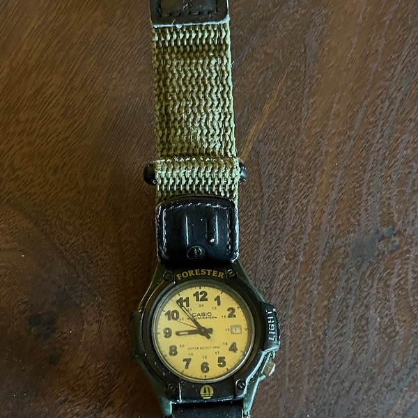 Casio Forester Ft500w Quartz Date Calendar Watch 24hr Dial Wr100m ...