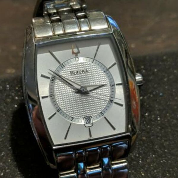 Bulova Silver Watch Model C877635 Silver Stainless Steel | WatchCharts ...