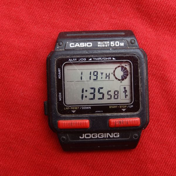 â ª Vintage CASIO Jogging J-51W (208) [ For Parts/Repair ] â ª LCD ...