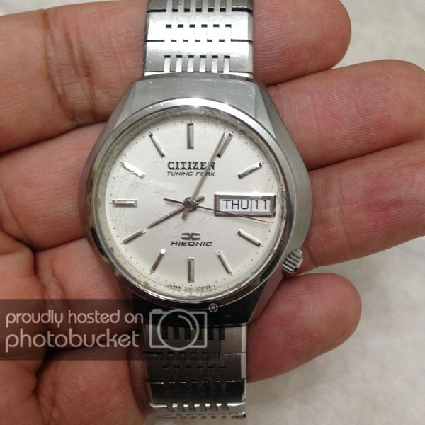FS: Citizen Tuning Fork Hisonic with gold medallion, April 1972 ...