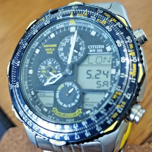 Citizen Promaster Navihawk Blue Angels watch C300 in Exellent Condion ...