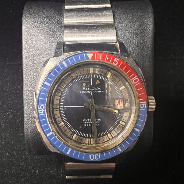 Bulova Oceanographer 666 Feet Automatic Watch â Iconic Diver's ...