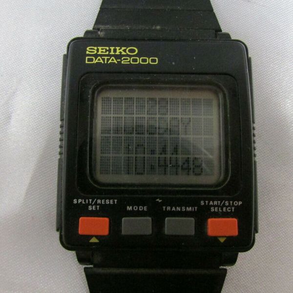 Vintage SEIKO Data-2000 UW01 Smart Digital Watch w/ Keyboard 1980's ...