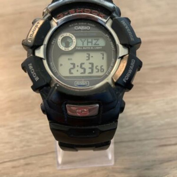 Casio 3192 G-Shock G-2310R Men's Watch Tough Solar Black Resin Digital ...