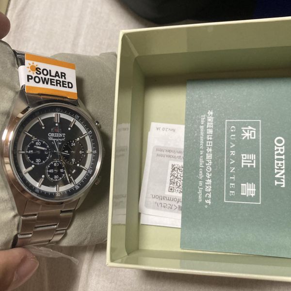 [WTS] brand new Orient Neo 70's Solar Panda Watch, Dark Gray, watch, dk ...