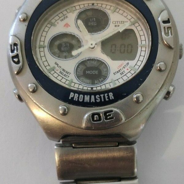 Vintage Citizen Promaster ana digi diver 100m c451 mens watch | WatchCharts