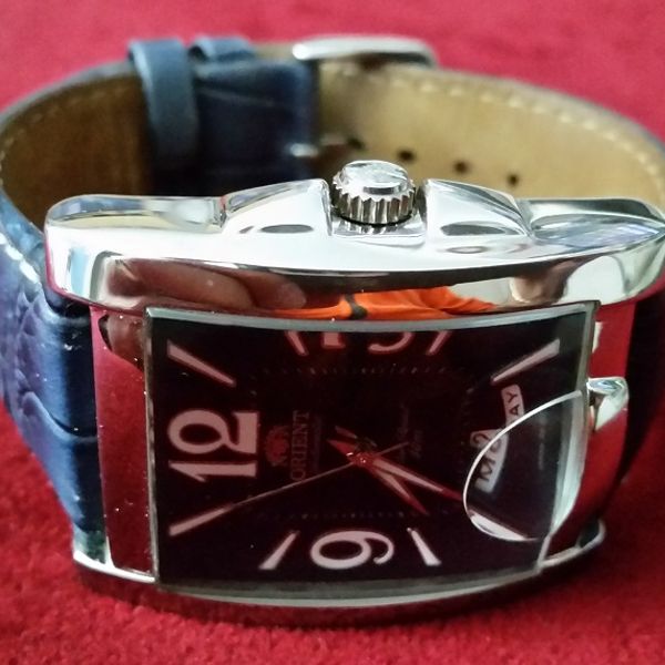 Orient Men's Dress watch Automatic Rectangular shape | WatchCharts ...